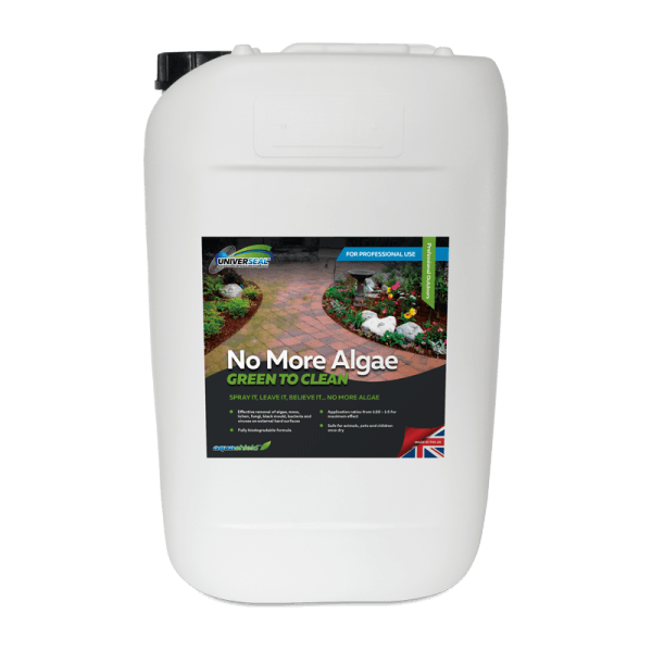 No More Algae, biocide cleaner is an effective Grime & Algae Remover