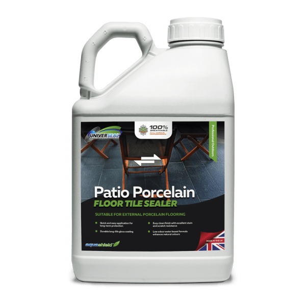 Patio Porcelain Floor Tile Sealer - ready to use, 100% breathable formula