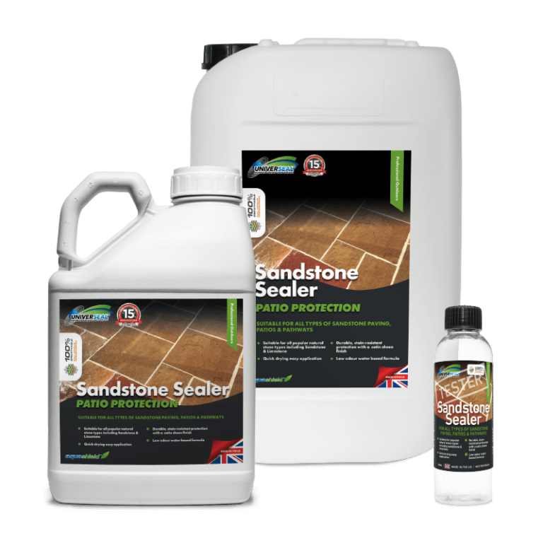 Sandstone Sealer by Universeal for all types of natural sandstone surfaces